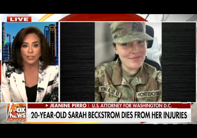 Pirro Will Charge Lakanwal With Murder After Beckstrom Died