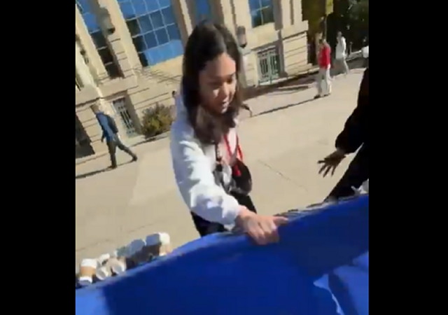 U. Iowa Student Arrested After Flipping TPUSA Table on Campus