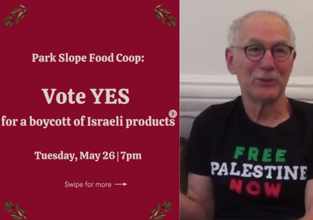 New York Food Co-op Votes to Boycott Israeli Products