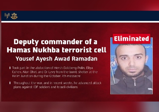 Israel Eliminates Hamas Commander Behind Abduction of Hersh Goldberg ...